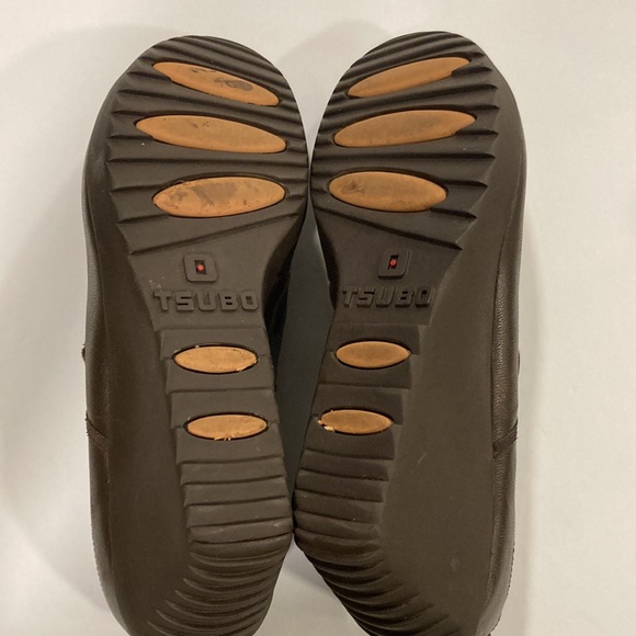 Tsubo | Shoes | Tsubo Ladies Brown Leather Wedge Shoe With Velcro Close | Poshmark